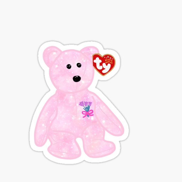 Beanie Baby Bear Stickers | Redbubble