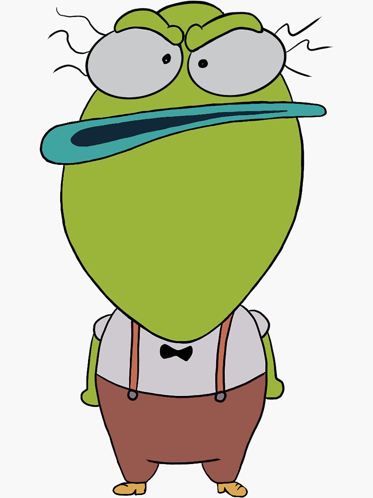 "Ed Bighead" Sticker for Sale by fatallysophie | Redbubble