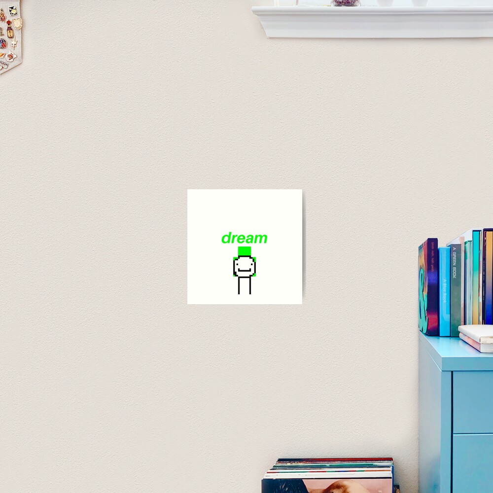 "dream minecraft skin" Art Print for Sale by topazies | Redbubble