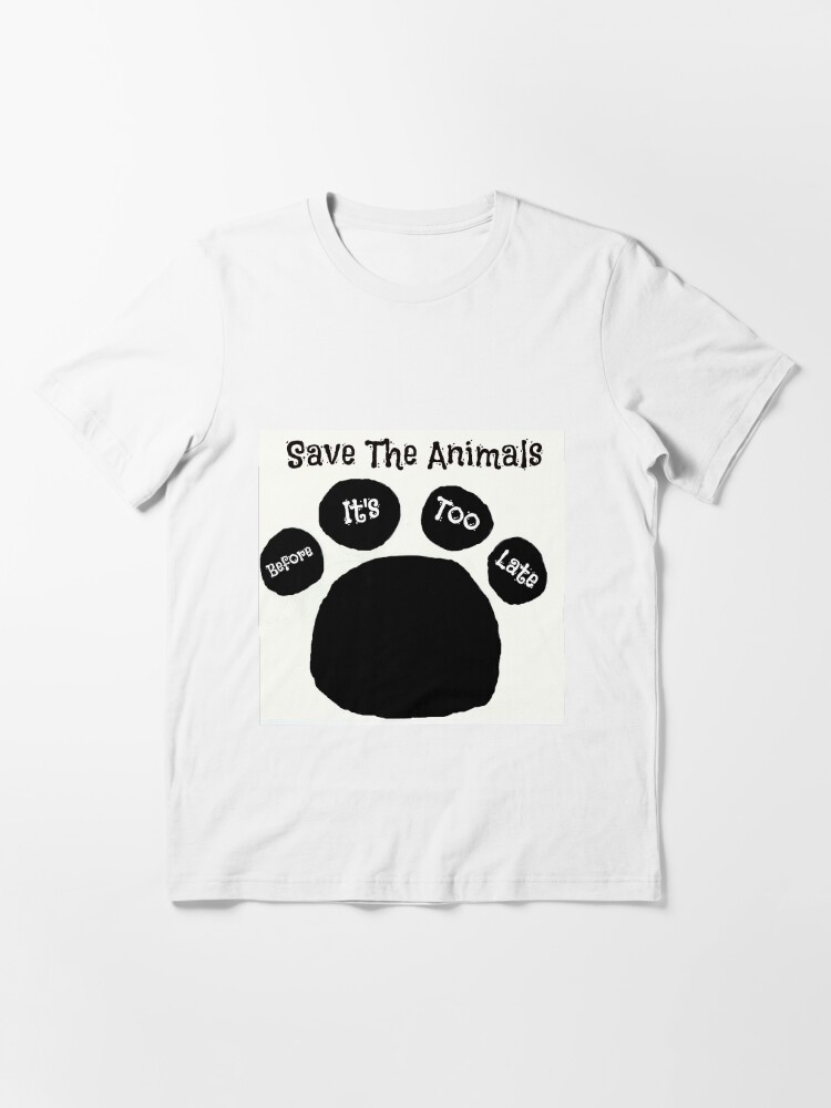 "Save The Animals" T-shirt by DinDanArt | Redbubble