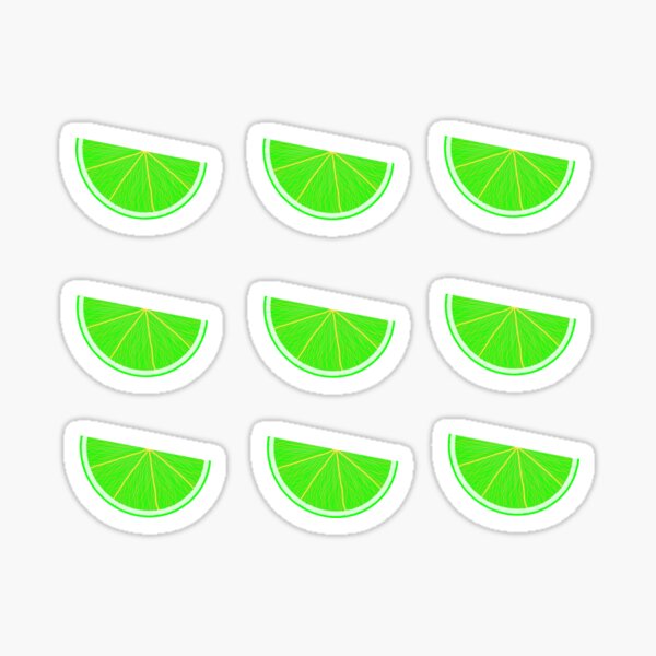 "Lime Slices Sticker Pack" Sticker for Sale by tinyteacups | Redbubble