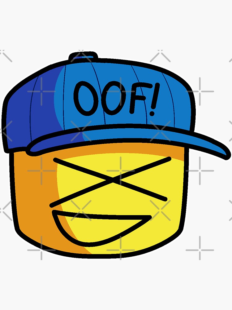 Pegatina «Oof XD Face Nub Nob Dibujado a mano Noob Meme Divertido ...