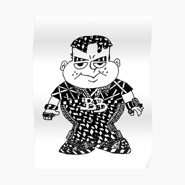 "Bling Bling Boy" Poster by naitokira | Redbubble