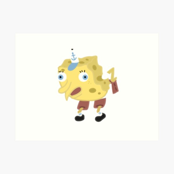 "SpOnGeBoB mocking meme" Art Print for Sale by Pankospicks | Redbubble