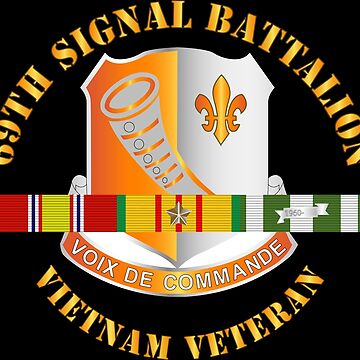 "Army - 69th Signal Battalion - Vietnam Veteran w VN SVC CEN" Sticker ...