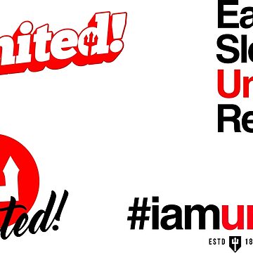 "United Sticker Pack" Sticker for Sale by StalkingUnited | Redbubble