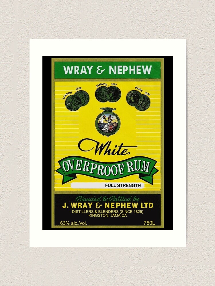 "Wray & Nephew" Art Print by SekkleApparel | Redbubble