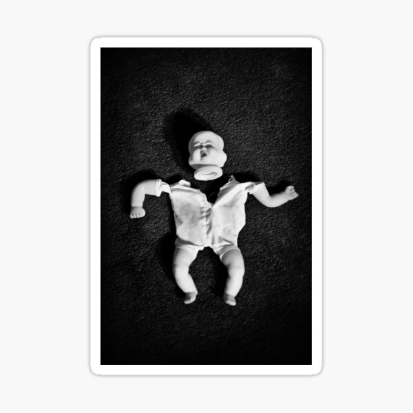 "Smashed Doll" Sticker for Sale by 1CONOCLA5T | Redbubble