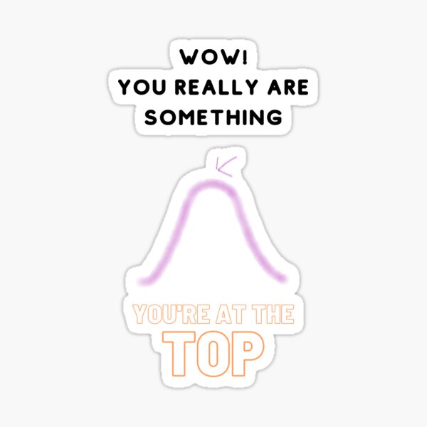 "Statistics joke no. 1" Sticker for Sale by CoffeyStudio | Redbubble