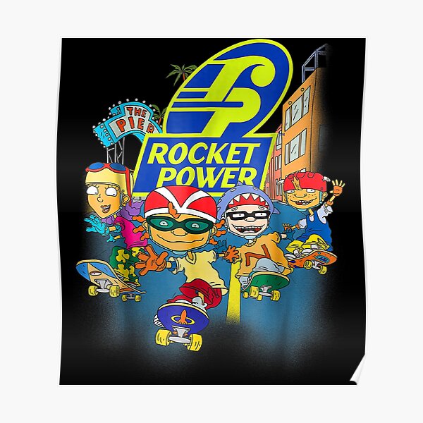 "Nickelodeon Rocket Power Skateboarding Team " Poster by aishabower552 ...