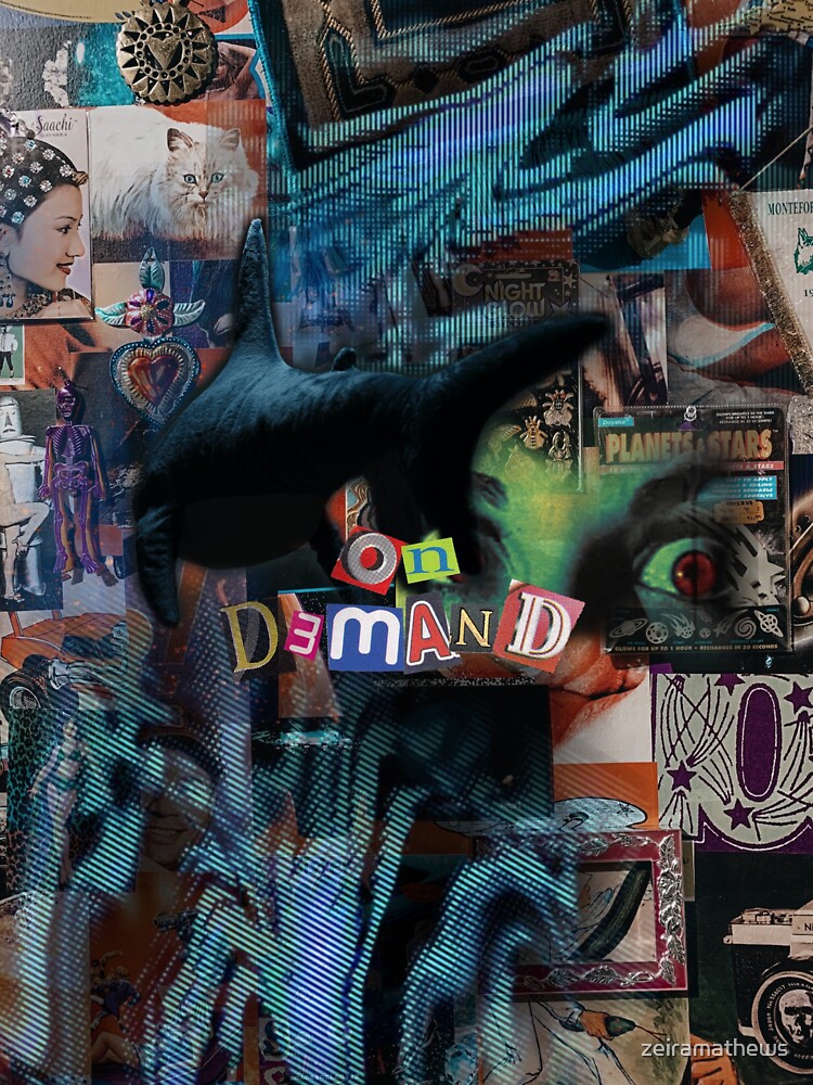 "on demand" Sticker for Sale by zeiramathews | Redbubble