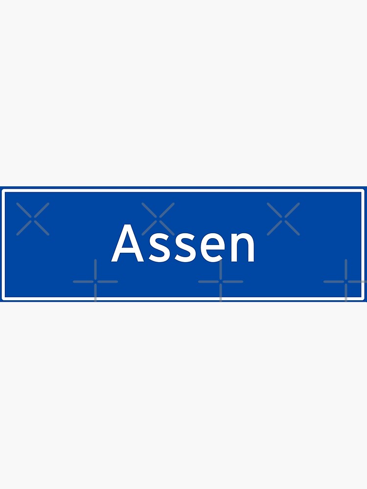 "Assen Sign | Plaatsnaambord" Poster for Sale by toofardesign | Redbubble