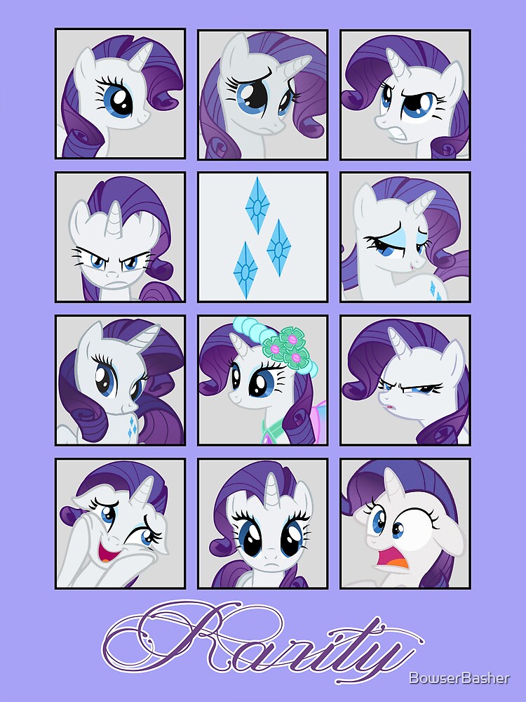 "Faces of Rarity" Poster by BowserBasher | Redbubble