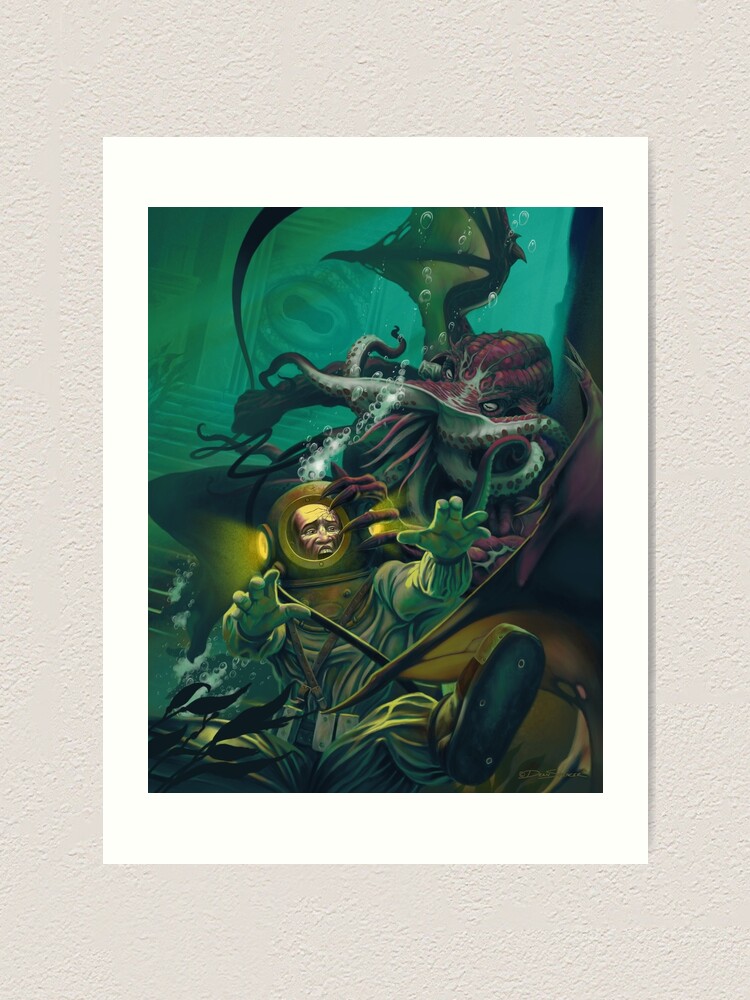 "Cthulhu Star Spawn" Art Print for Sale by DeanSpencerArt | Redbubble