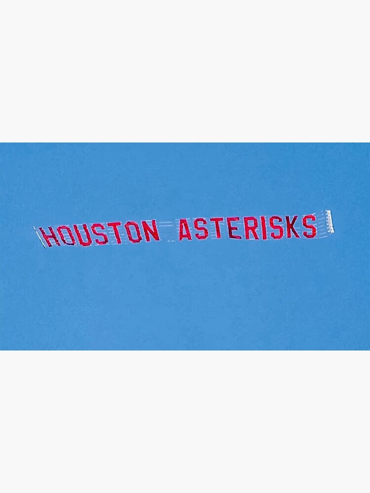 ""HOUSTON ASTERISKS" Banner over Oakland" Sticker for Sale by FFSports ...
