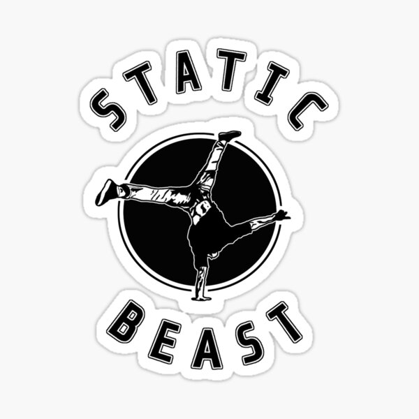 "Static Beast Calisthenics, Hand Stand" Sticker for Sale by arcbpod ...