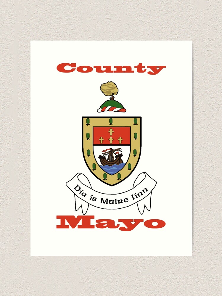 "County Mayo Coat of Arms" Art Print for Sale by CrankyOldDude | Redbubble