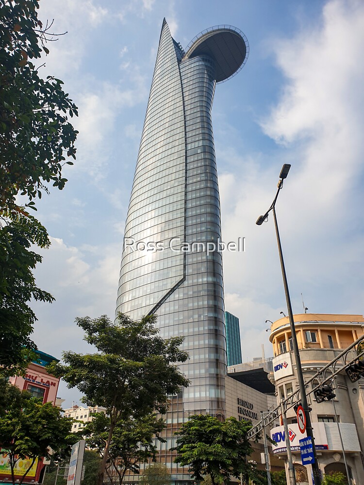 "Bitexco Financial Tower" Sticker for Sale by rossacampbell | Redbubble
