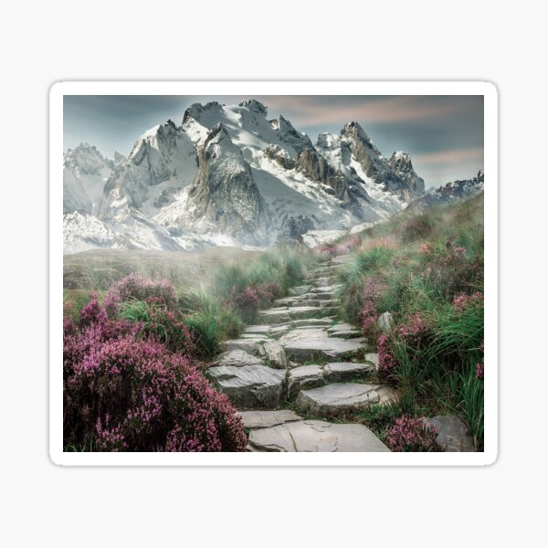 "Great Smoky Mountains - Snow Mountain " Sticker for Sale by WaelAbbass ...