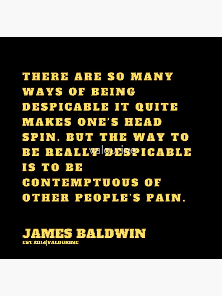 25 |James Baldwin Quotes 200808 Print Poster Black Writers Motivational ...