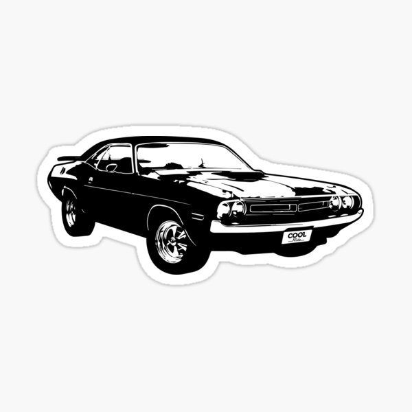 "71 Muscle car" Sticker by CoolRide | Redbubble