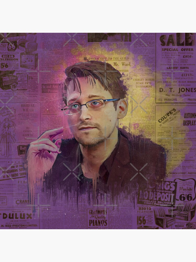 "EDWARD SNOWDEN " Poster for Sale by Chrisjeffries24 | Redbubble