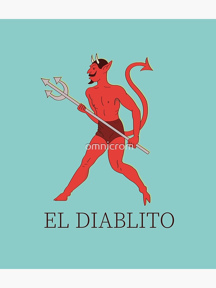 Lámina artística «Diablito mexicano» de omnicrom | Redbubble