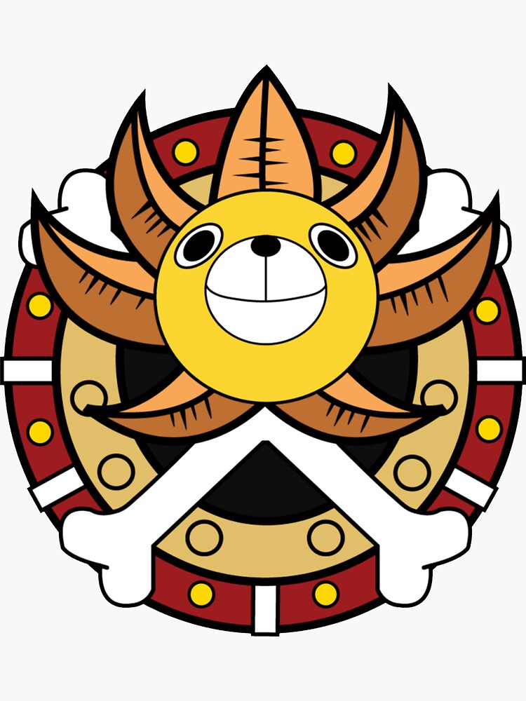 "Thousand Sunny " Sticker by AnimeWorldz | Redbubble