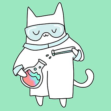 "Chemist Cat" Poster for Sale by little ochre | Redbubble