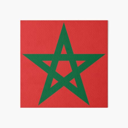 "Green star, Moors flag-Proud to be moorish " Art Board Print for Sale ...