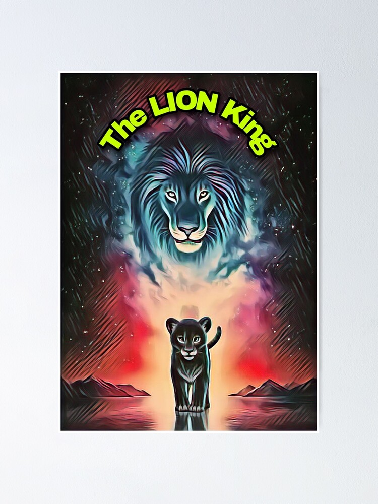 "The Lion King" Poster for Sale by Milan-Bhatta | Redbubble