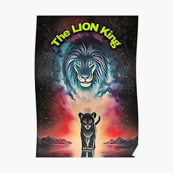"The Lion King" Poster for Sale by Milan-Bhatta | Redbubble