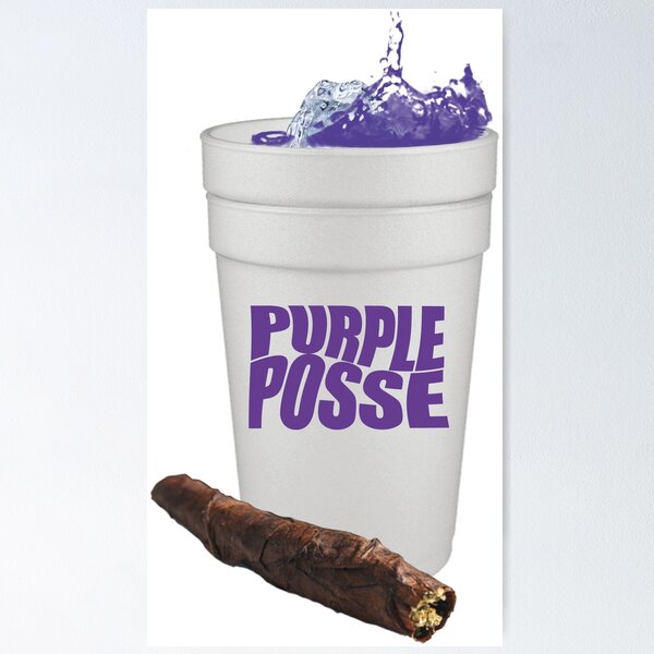 "PURPLE POSSE - DOUBLE CUP" Poster by JuicySchinken | Redbubble