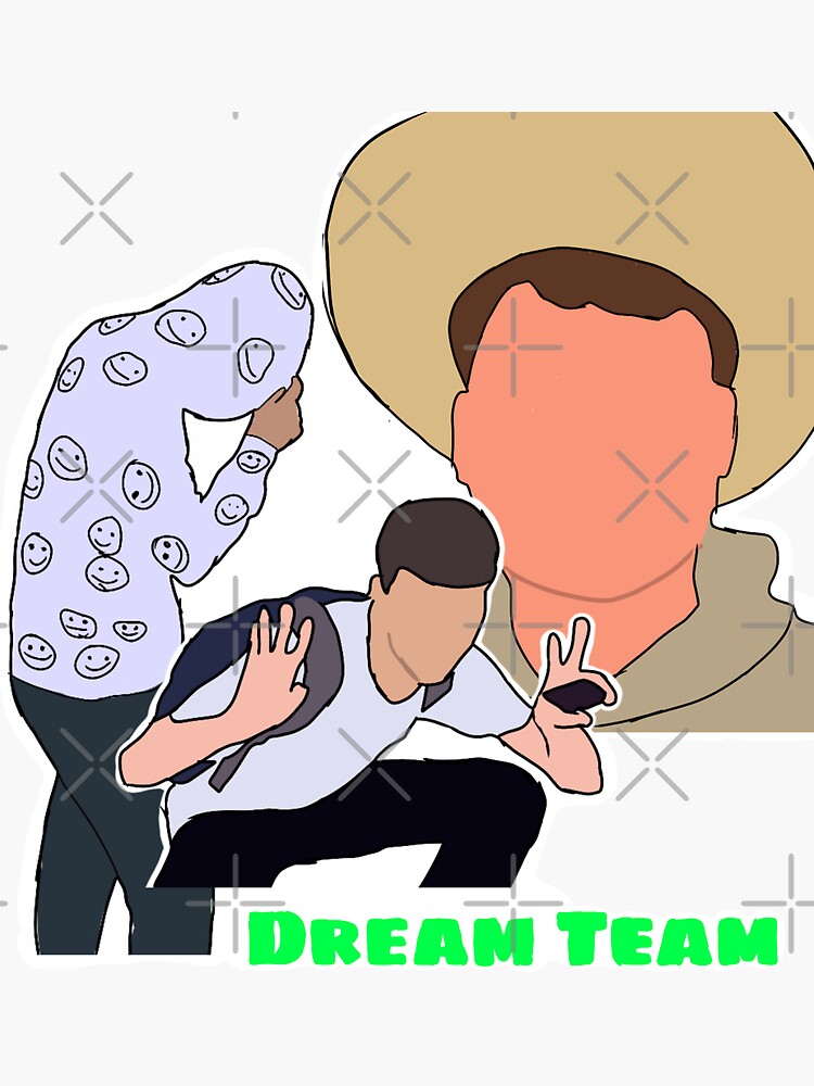 "The Dream Team" Sticker by simplykara | Redbubble