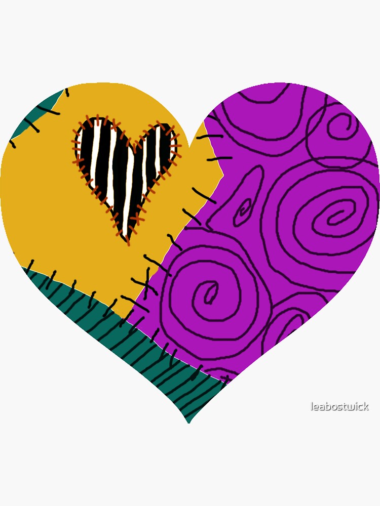 "Sally's New Patch" Sticker for Sale by leabostwick | Redbubble