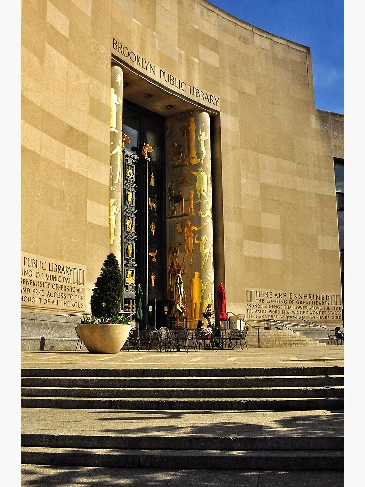 "Brooklyn Public Library, Brooklyn, New York" Poster by fauselr | Redbubble