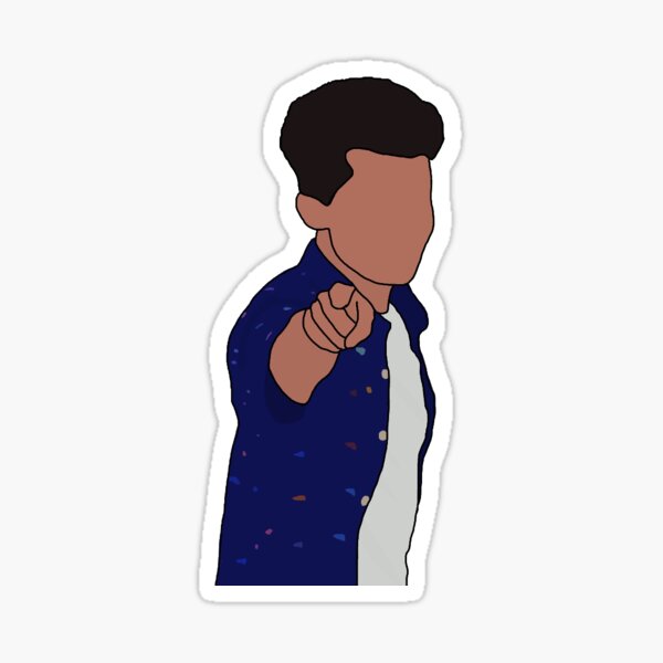 "jake with outline" Sticker for Sale by Kymoore99 | Redbubble
