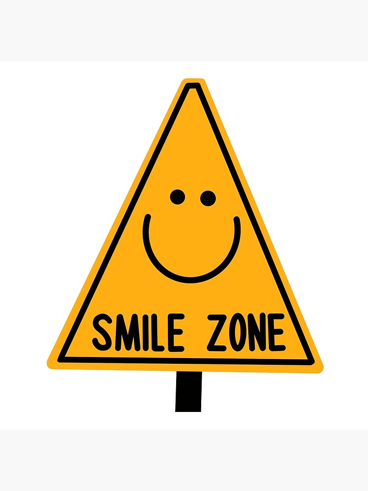 "Smile Zone" Poster for Sale by lindseydesigns | Redbubble