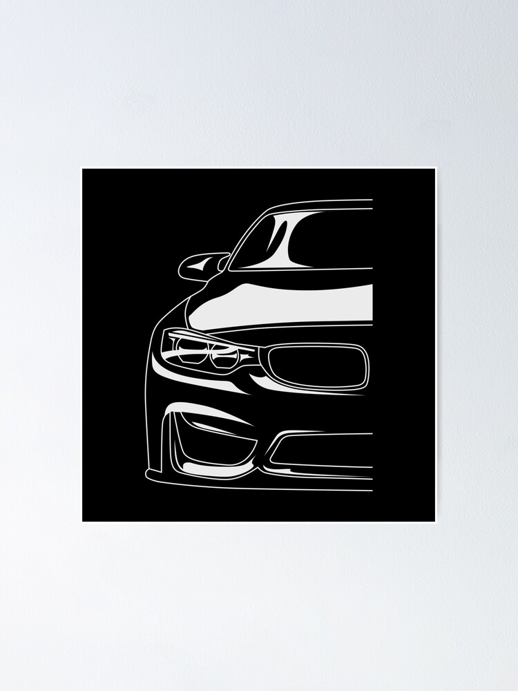 "F80 M3 Front" Poster by l13psna | Redbubble