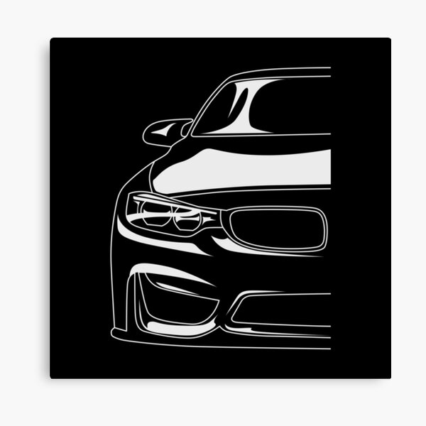 "F80 M3 Front" Canvas Print for Sale by l13psna | Redbubble