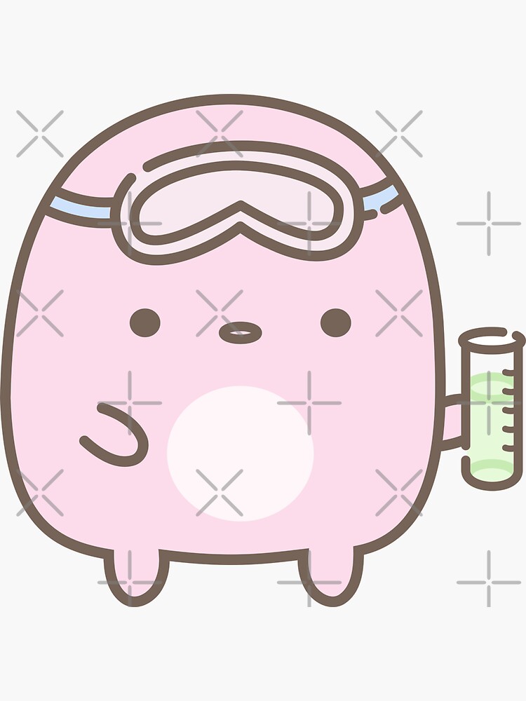 "Little Blobs: Scientist" Sticker for Sale by SnickerDoodleUS | Redbubble