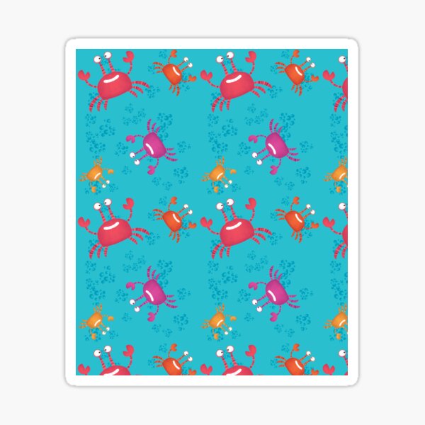 "Sea creature crab" Sticker for Sale by bestshirtdesign | Redbubble