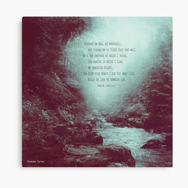 "Psalm 144" Canvas Print for Sale by mercyrain | Redbubble