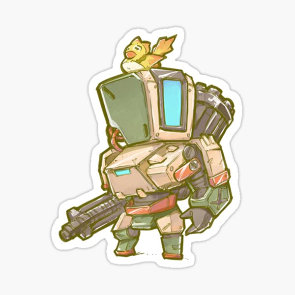 Overwatch Bastion Stickers | Redbubble