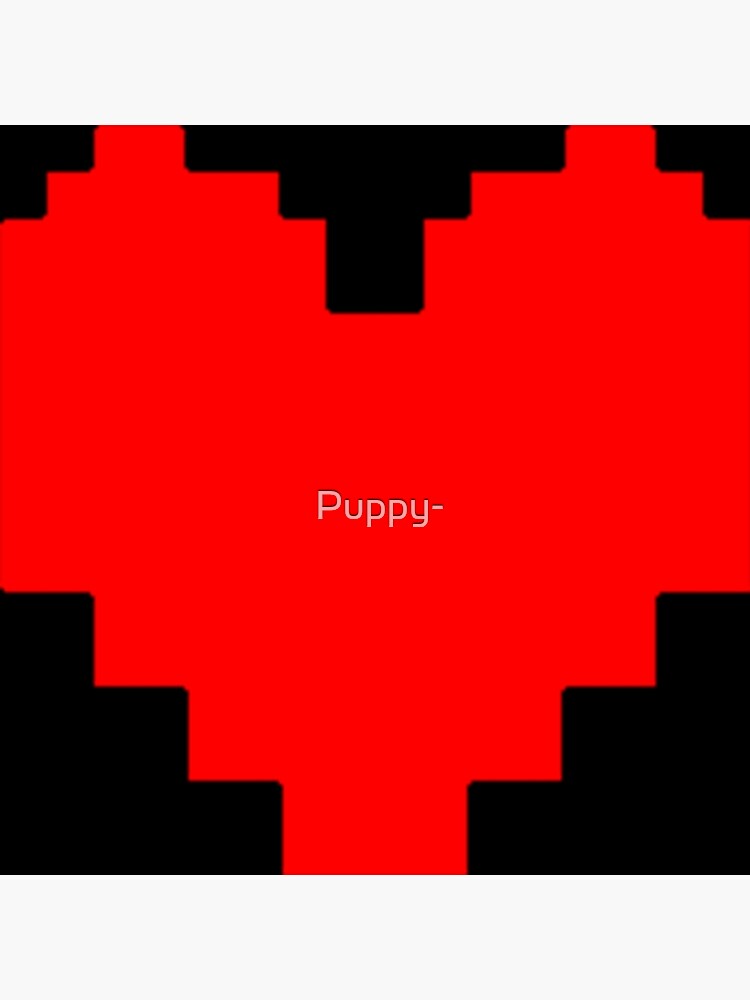 "Undertale Heart" Metal Print for Sale by Puppy- | Redbubble