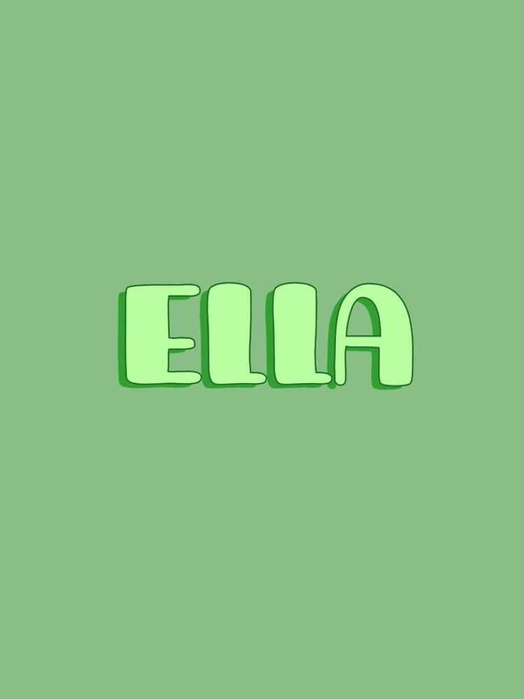 ""ella" name design" iPhone Case for Sale by sunny-day-art | Redbubble