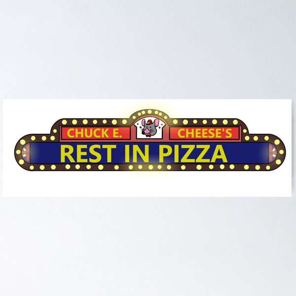 "Chuck E Cheese" Poster for Sale by noodlecrabarts | Redbubble