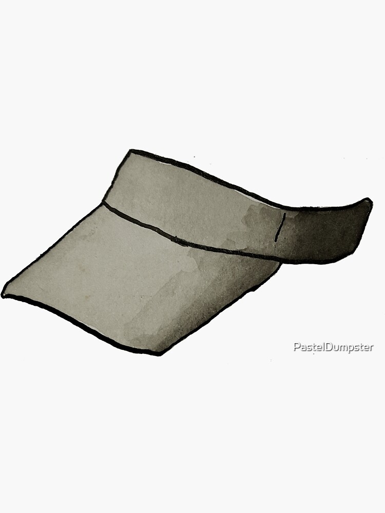 "visor" Sticker for Sale by PastelDumpster | Redbubble