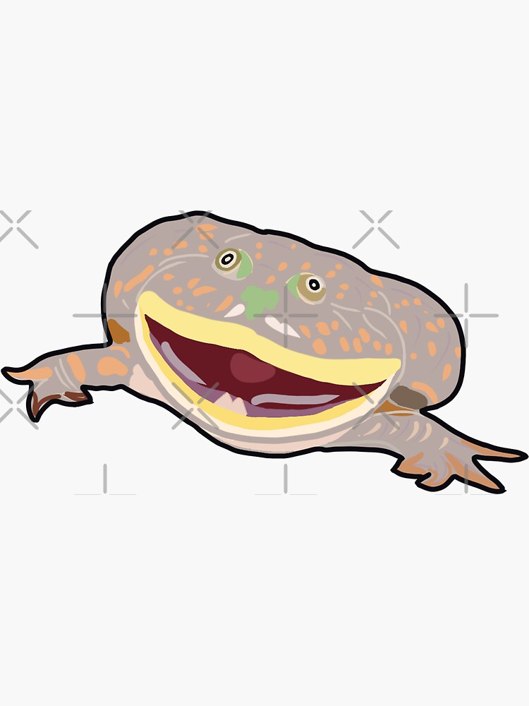 "Evil Frog" Sticker for Sale by SashaBaril | Redbubble