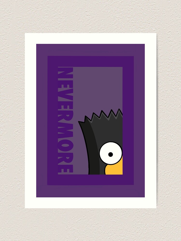 "Nevermore - Bart The Raven" Art Print for Sale by EaglesStudio | Redbubble